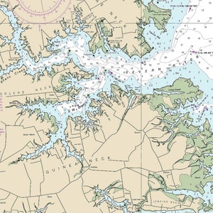 York River Entrance and Mobjack Bay - 2014 Nautical Map - Chesapeake ...