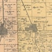 Traill County North Dakota 1900 Old Wall Map With Landowner Names ...