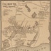 Cape Cod 1858 Map - Wall Map Reprint With Homeowner Names - Barnstable ...