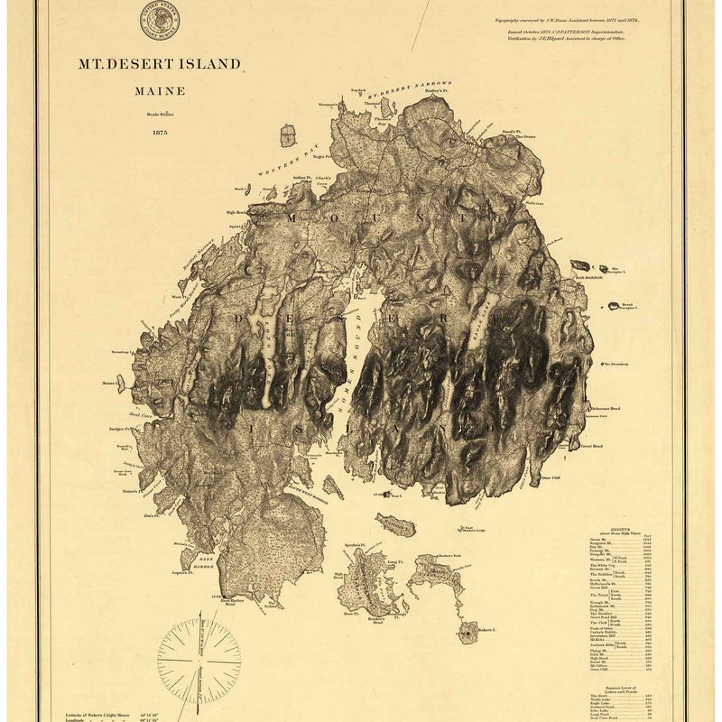 Mount Desert Island - Etsy