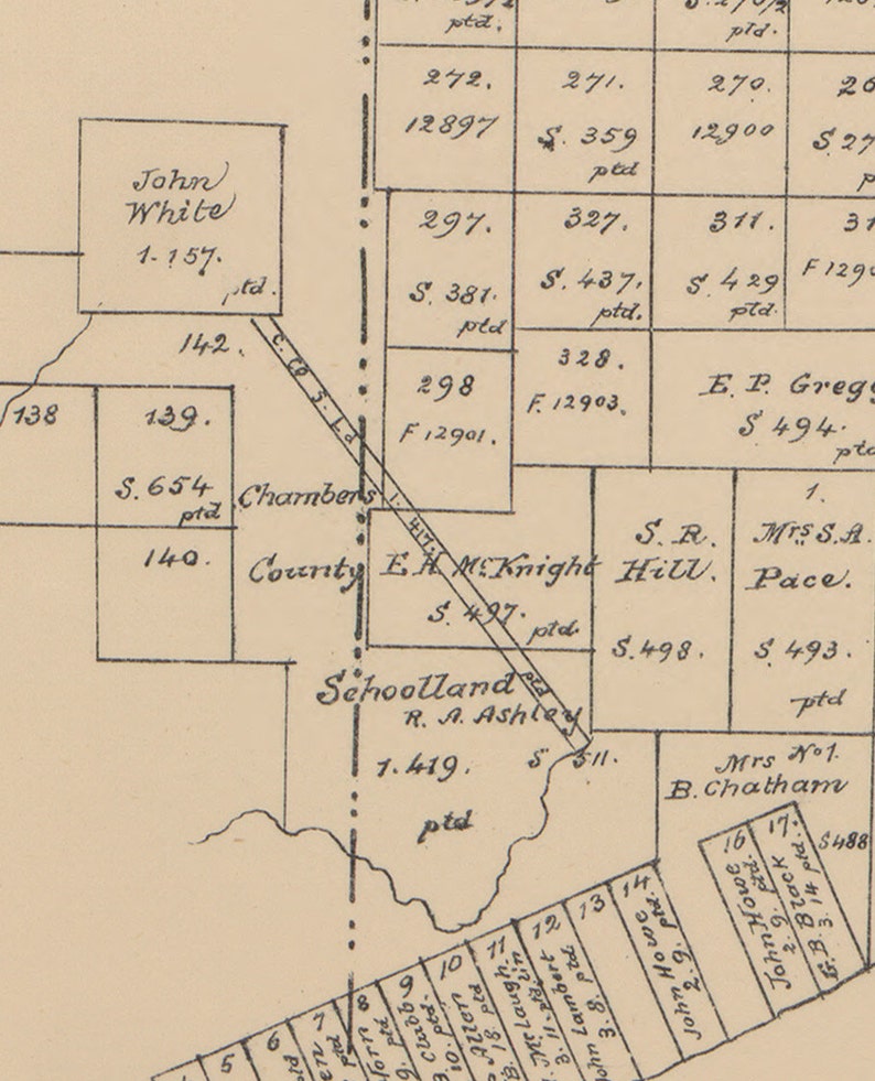 Jefferson County Texas 1879 Old Wall Map Reprint With | Etsy