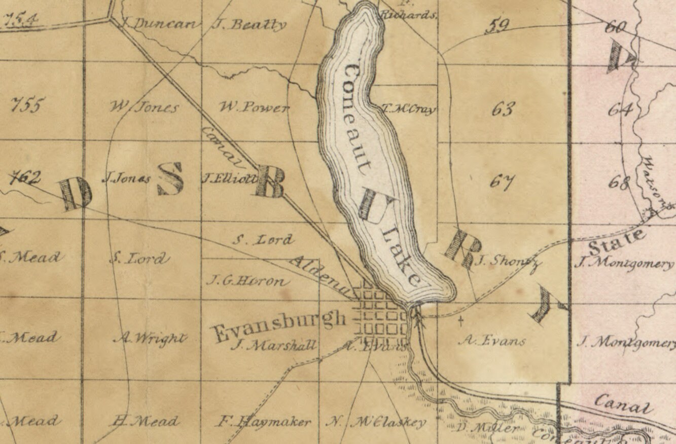 Crawford County Pennsylvania 1839 Old Map Genealogy Reprint | Etsy
