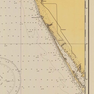 Lemon Bay to Passage Key Inlet 1930 Nautical Map Sarasota Venice Anna ...
