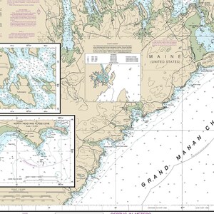 Grand Manan Channel Northern Part Lubec Eastport Pembroke Deer ...