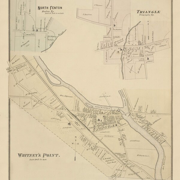 Triangle New York - Etsy