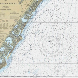 Little Egg Inlet to Hereford Light- 1984 Nautical Map Reprint - New ...