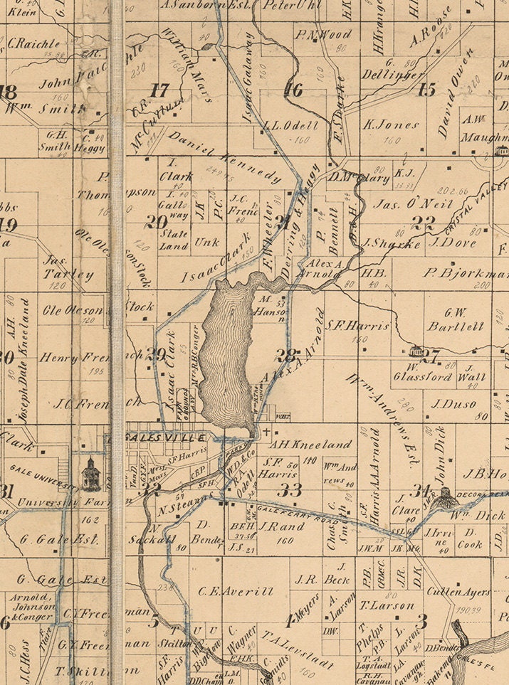 Trempealeau County Wisconsin 1877 Old Wall Map Reprint With | Etsy