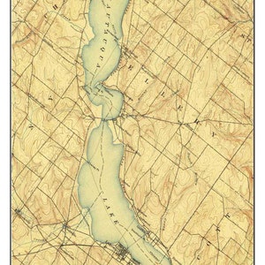 Annapolis 1894 Old Topographic Map USGS Custom Composite Reprint ...