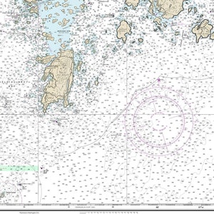 Vinalhaven & Penobscot Bay - 2014 Nautical Map -maine CUSTOM 80000 AC ...