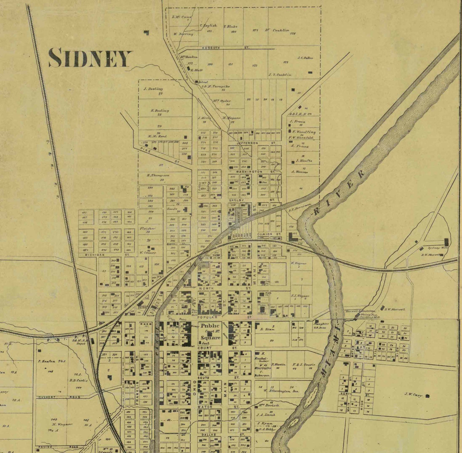 Shelby County Ohio 1865 Old Wall Map Reprint With Homeowner | Etsy Shelby County Ohio 1865 Old Wall Map Reprint With Homeowner | Etsy