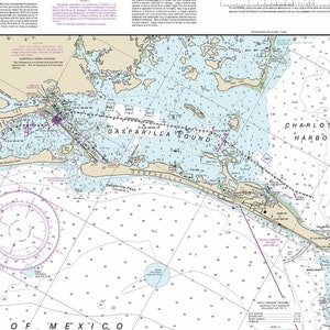 Charlotte Harbor Tampa Bay 2014 Map Nautical Chart Reprint Sarasota ...