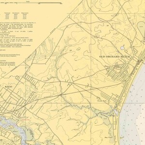 Saco Bay and Vicinity, Biddeford, Higgins & Old Orchard Beach, Maine ...