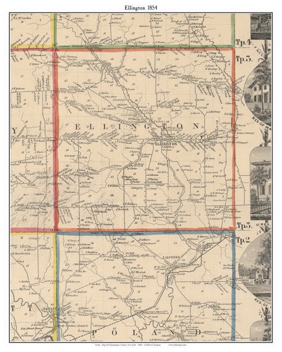 Map Town Of Ellington
