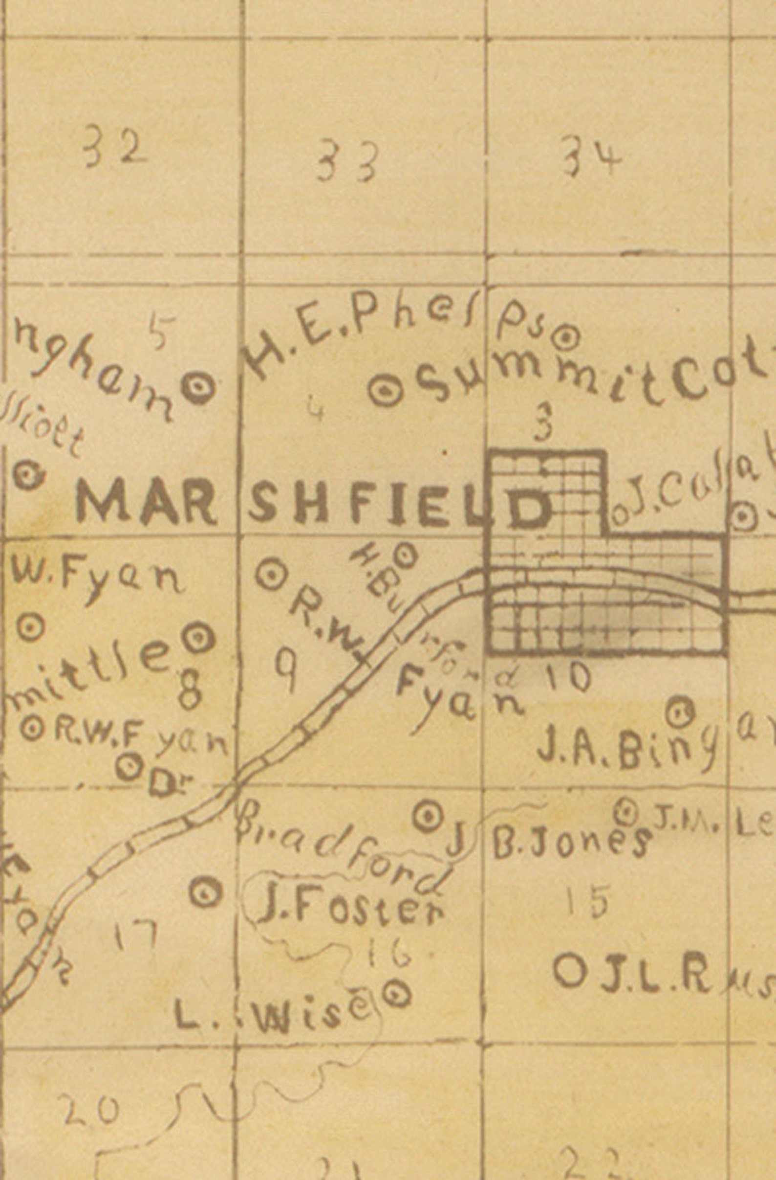 Webster County Missouri 1877 - Old Wall Map With Homeowner Names ...