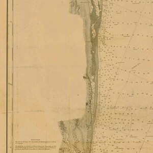Jupiter Inlet - 1887 Nautical Map Reprint -florida - 80000 AC Chart 163 ...