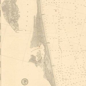 Currituck Beach to Oregon Inlet -1879 Outer Banks North Carolina ...