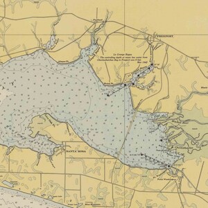 Choctawhatchee Bay - 1943 Ocean City Freeport Moreno Point Wynnehaven ...