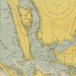 Estero Bay to Lemon Bay Including Charlotte Harbor- 1948 Nautical Map ...