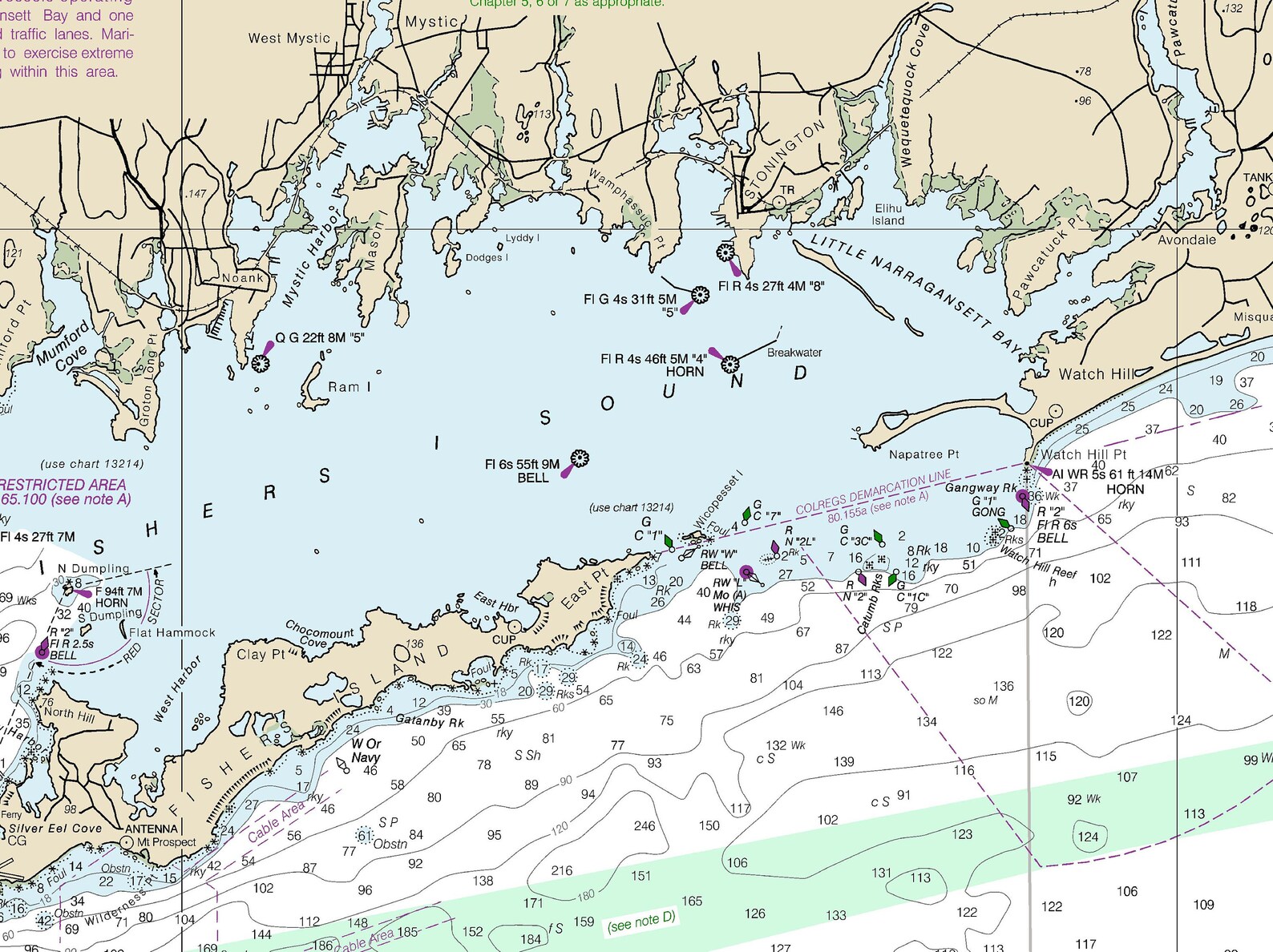 Block Island Sound 2017 Custom Nautical Map Rhode - Etsy