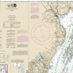 Vinalhaven & Penobscot Bay - 2014 Nautical Map -maine CUSTOM 80000 AC ...