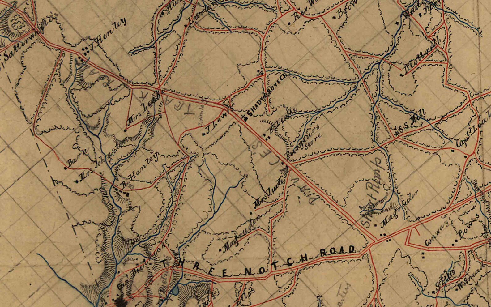 Henrico County Virginia 1864 Old Wall Map With Homeowner - Etsy