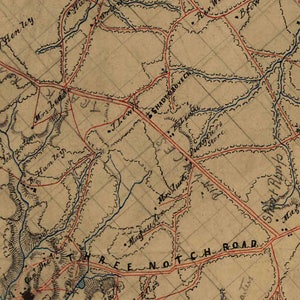 Henrico County Virginia 1864 - Old Wall Map With Homeowner Names ...