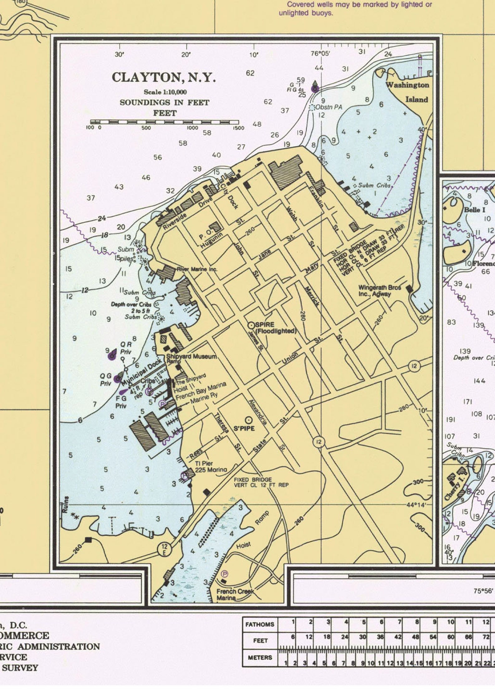 St Lawrence River Grenadier Island to Bartlett Point, Clayton ...