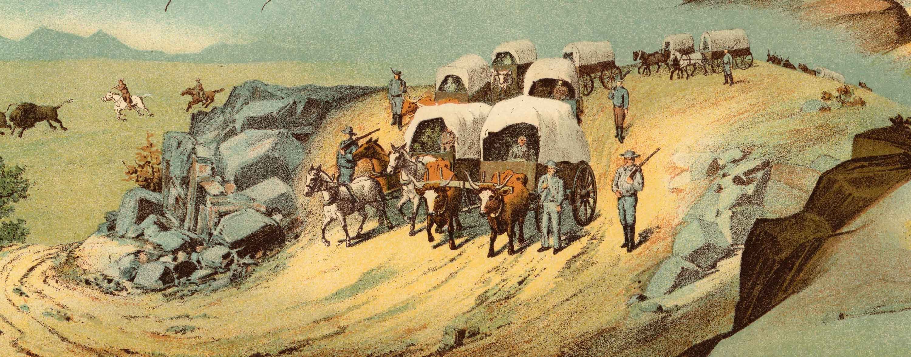 Mormon Pioneers Route 1846 1899 Utah Birds Eye View Reprint - Etsy