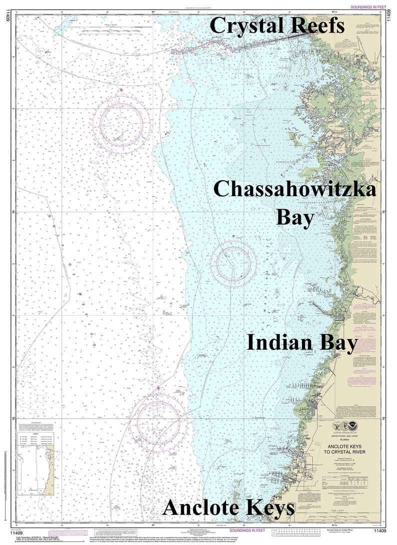 Anclote Keys to Crystal River - 2014 Chassahowitzka Bay Indian Bay ...
