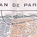 Old Map of Paris 1900 France -- Larousse Atlas -- Detailed Index ...