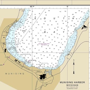 Munising Harbor and Grand Island 2014 - Lake Superior, Michigan ...