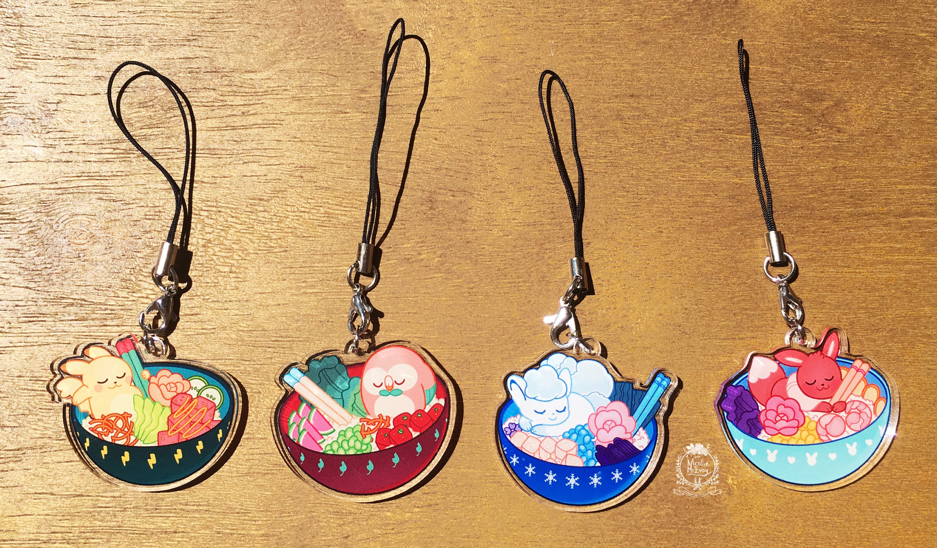 Pika Poke Bowl Charm - Etsy