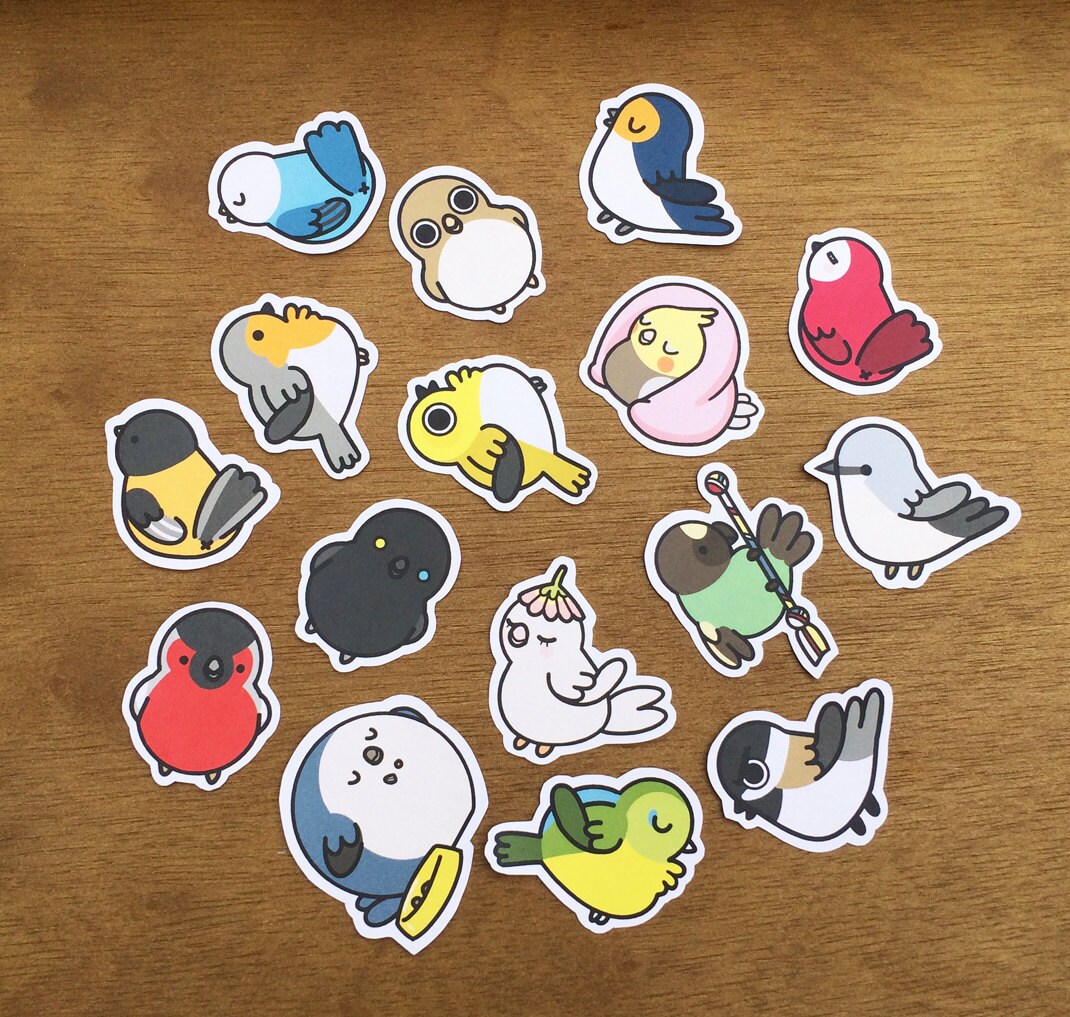 Bird Collector とりあつめstickers | Etsy