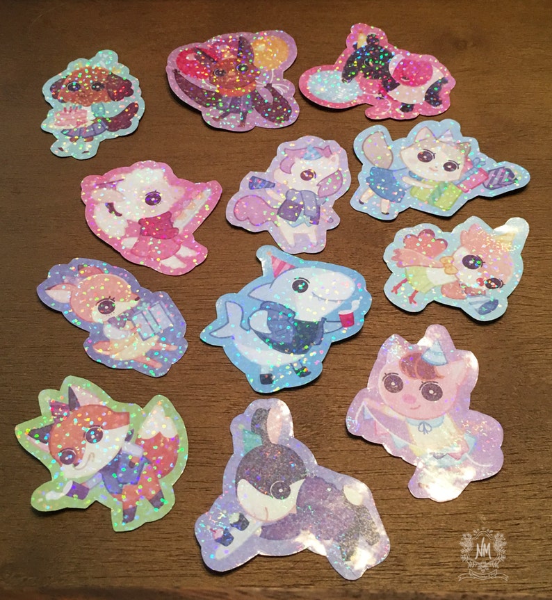 Party Animals Sticker Pack | Etsy