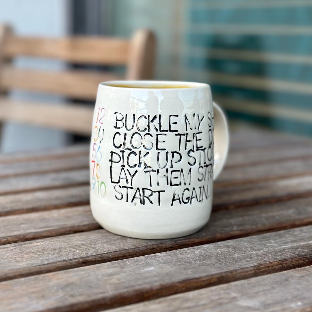 Buckle My Shoe Mug special Edition - Etsy