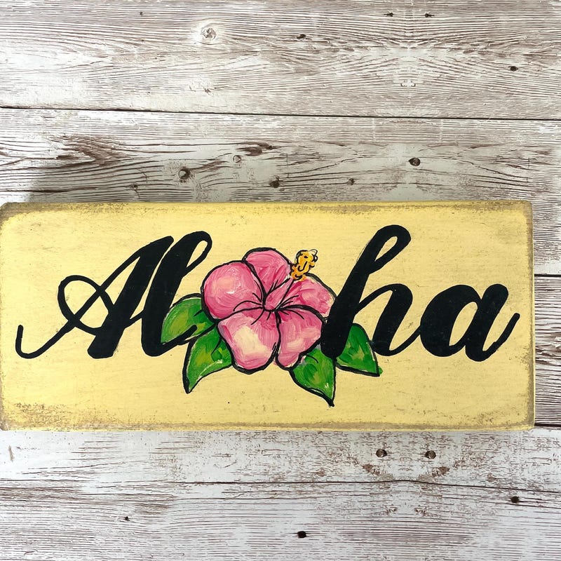 Hawaiian Signs - Etsy