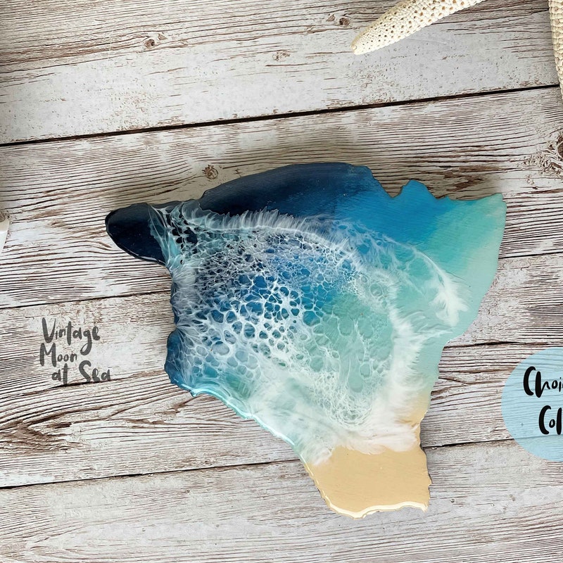 Resin Beach Coasters - Etsy