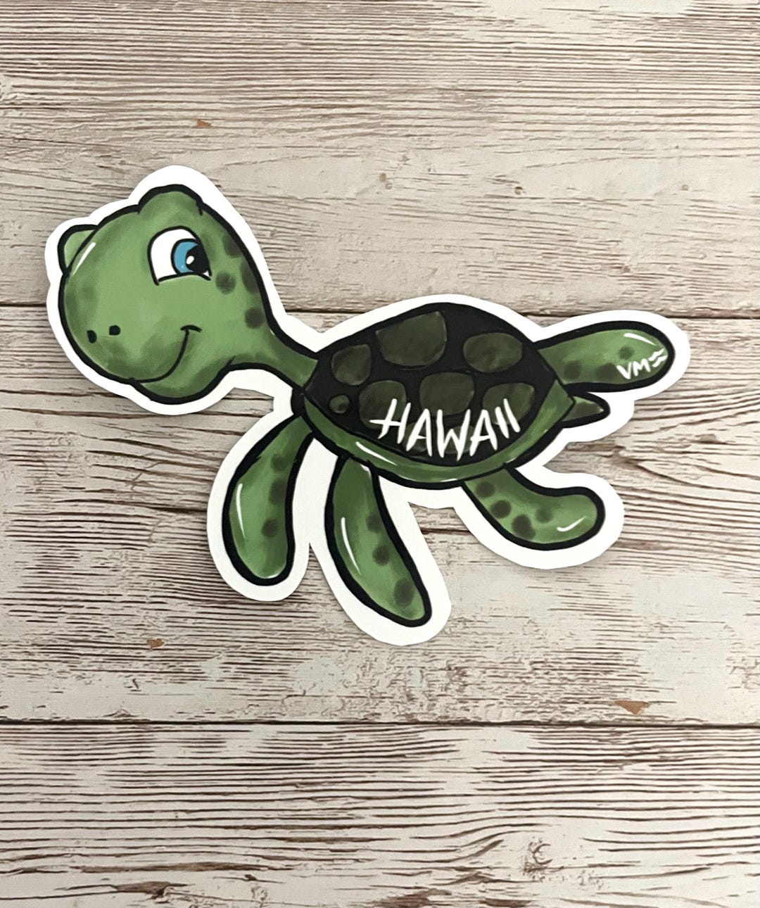 Honu Seaturtle Vinyl Waterproof Sticker, Water Bottle, Hawaii Sticker ...