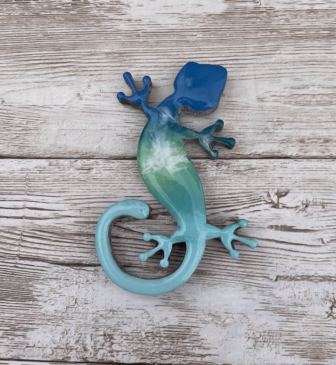 Gecko Ocean Wave Magnet, Hawaii Gift, Teacher Gifts, Beach Magnet - Etsy