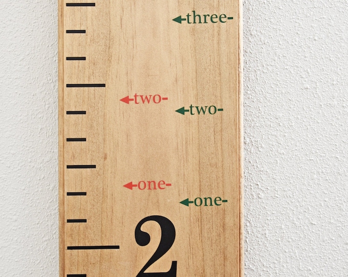 Height Marker for Growth Chart Ruler- Vinyl Decal Arrow Mini Print ...