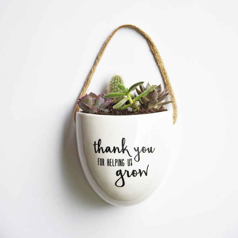 DIY Flower Pot Decal / Thank You for Helping Me Grow / Teacher - Etsy