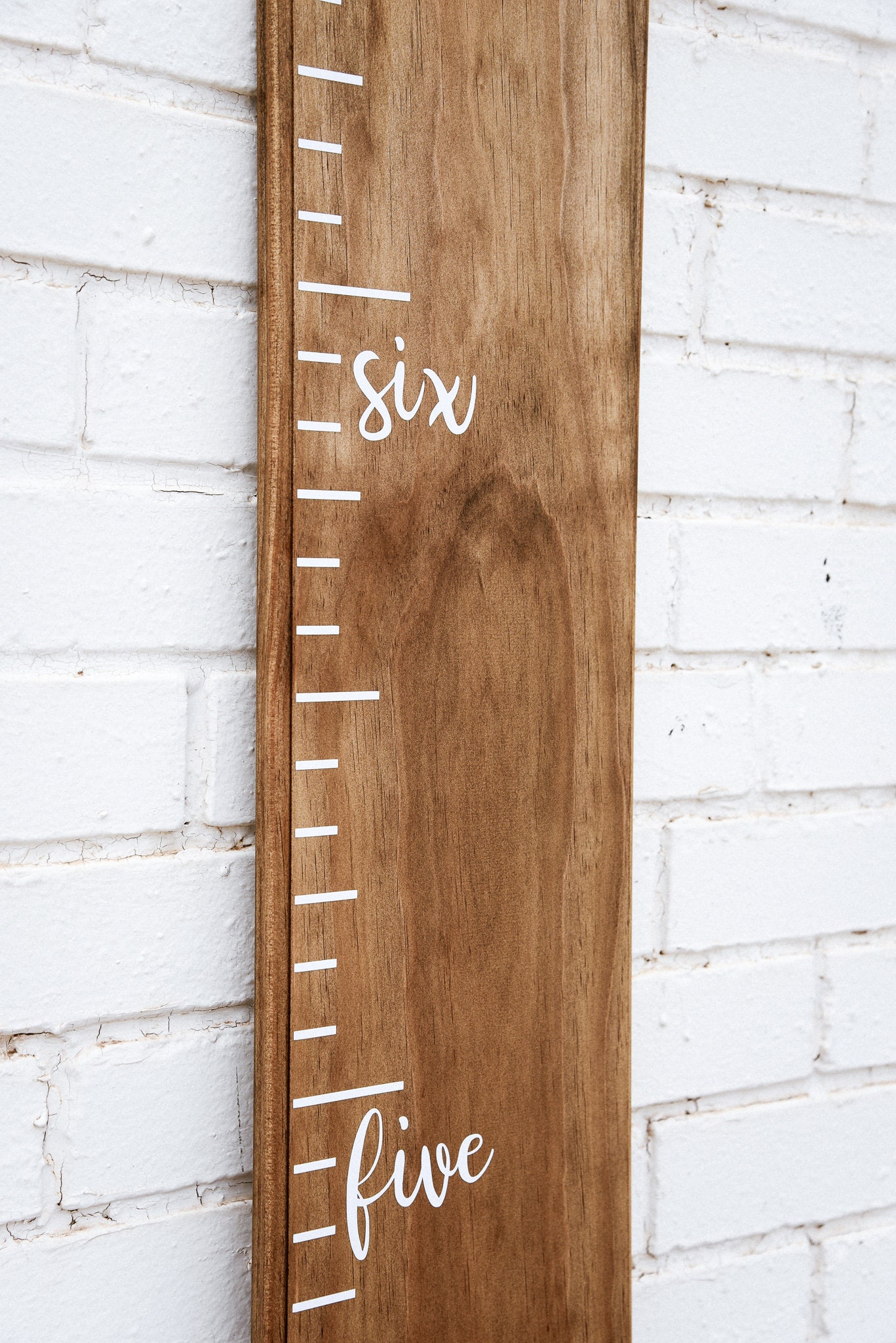 DIY Growth Chart Ruler Vinyl Decal Kit Traditional style | Etsy
