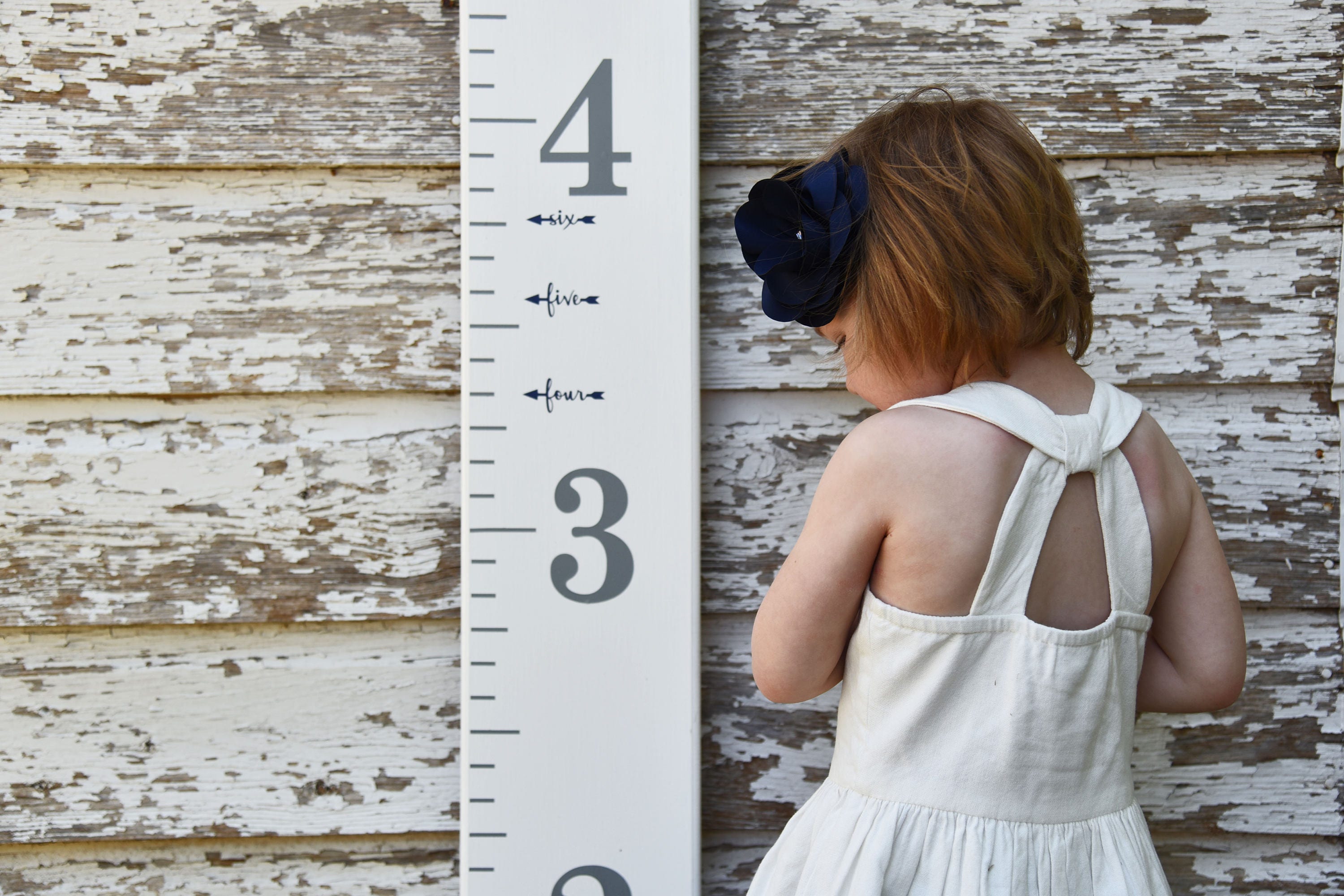 DIY Growth Chart Ruler Vinyl Decal Kit Traditional Style - Etsy