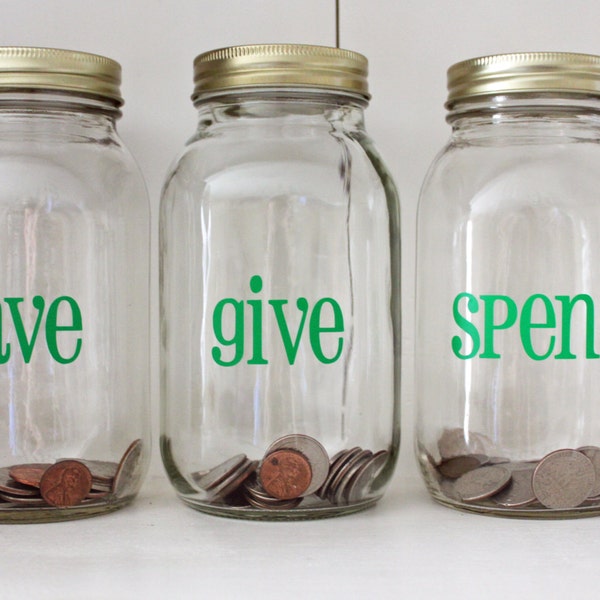 Give Save Spend - Etsy