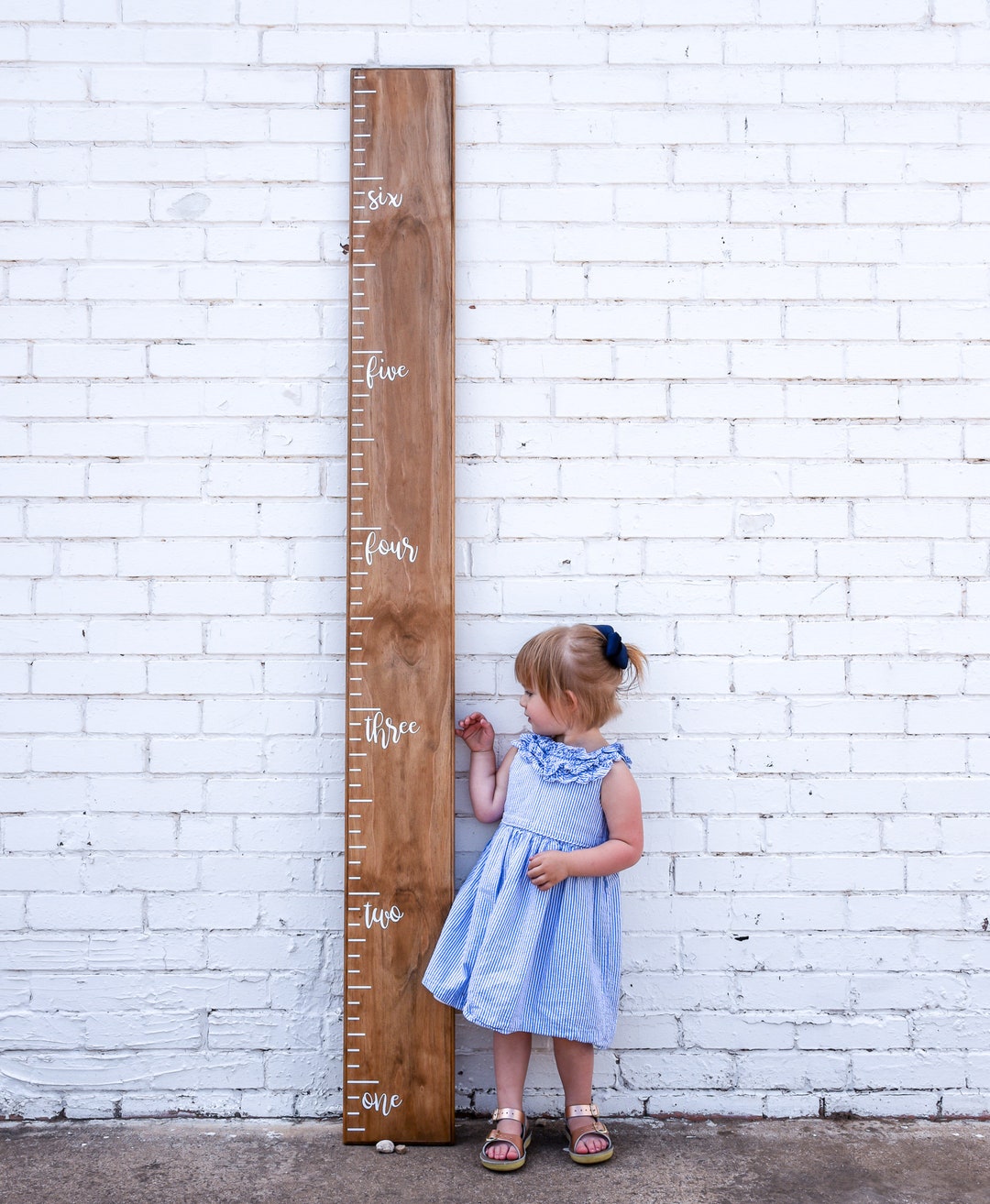 DIY Growth Chart Ruler Vinyl Decal Kit Traditional Style - Etsy