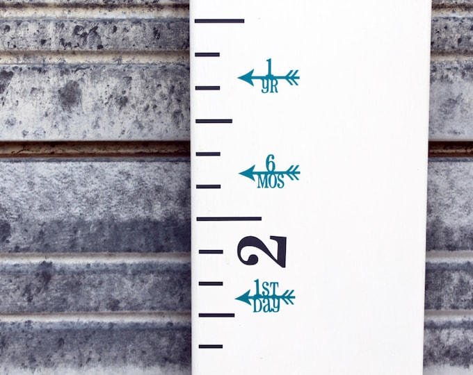 Height Marker for Growth Chart Ruler - Vinyl Decal Arrow - Measuring ...