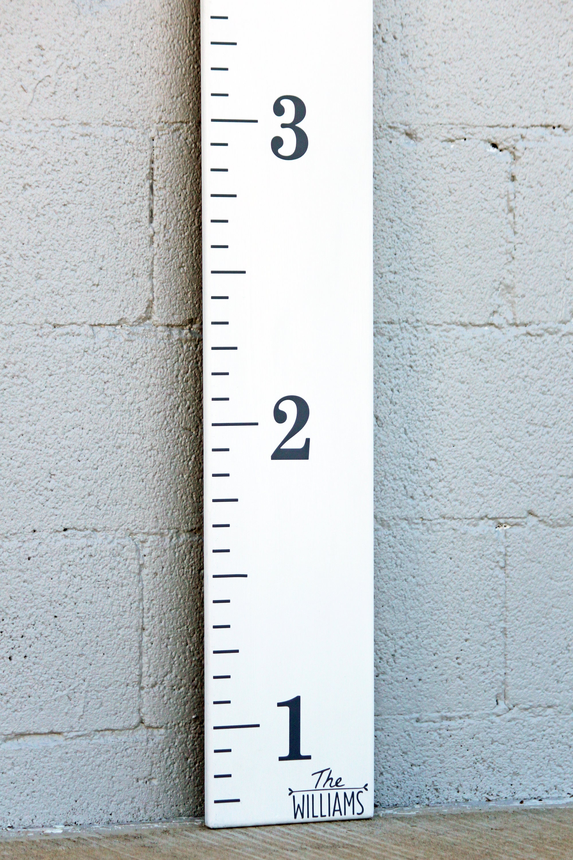 DIY Growth Chart Ruler Vinyl Decal Kit Traditional Style - Etsy Australia