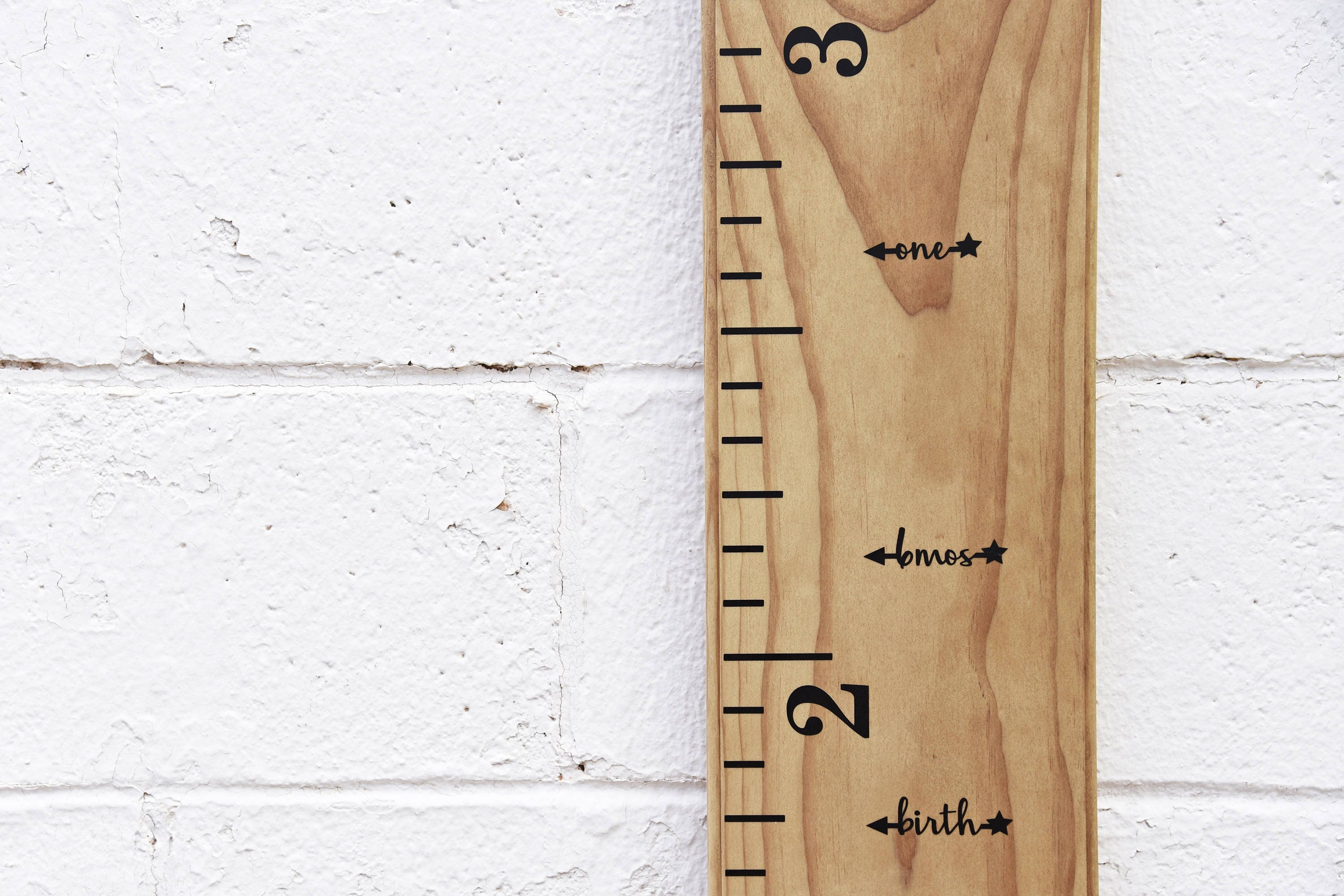 Height Marker for Growth Chart Ruler Vinyl Decal Arrow with | Etsy