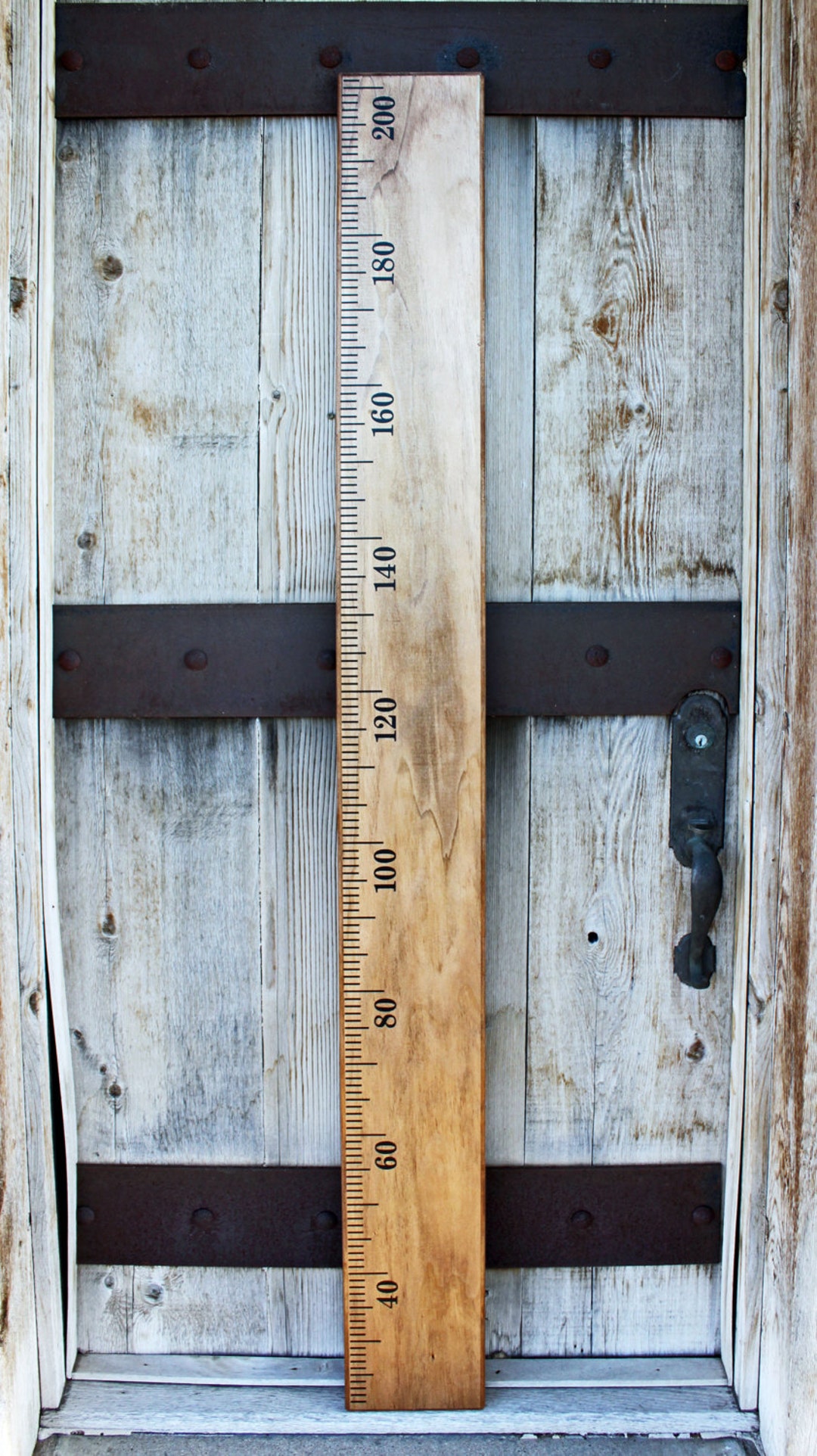 METRIC DIY Growth Chart Ruler Vinyl Decal Kit - Traditional Style on ...