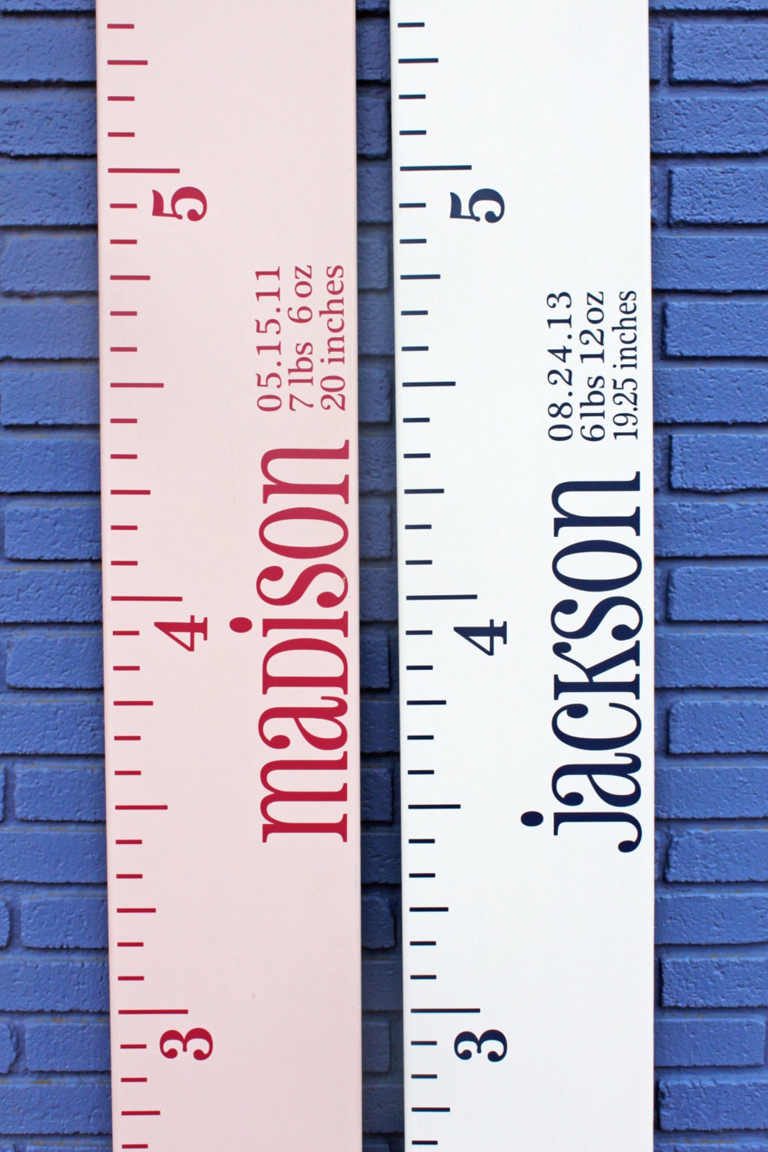 DIY Growth Chart Ruler Add-on -- Custom Personalized Decal -- for the ...